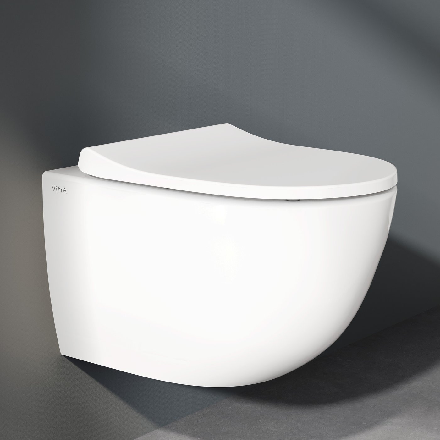 VitrA Sento WC-Sitz mit Absenkautomatik & abnehmbar, weiß - 130-003R419 ...