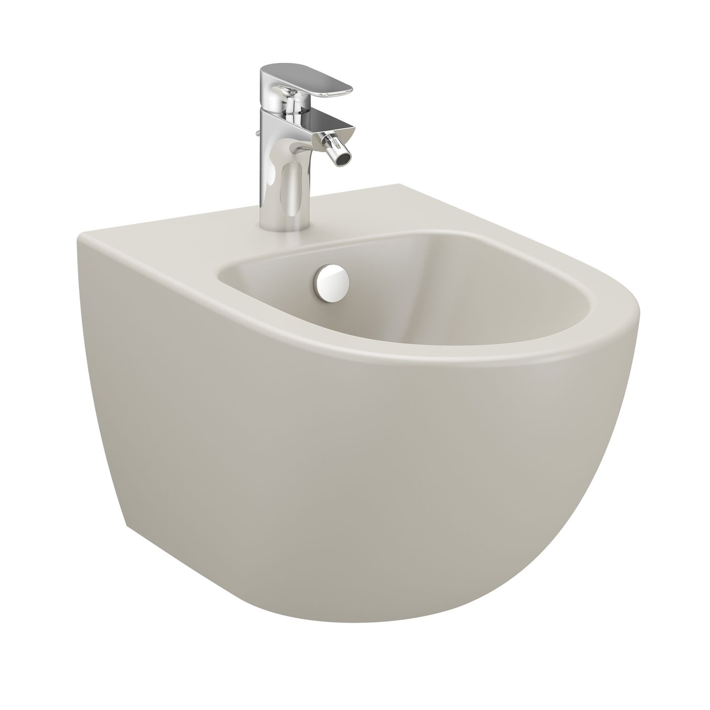 VitrA Sento Bidet mit VitrAhygiene, taupe matt - 4338B020-1046 | REUTER