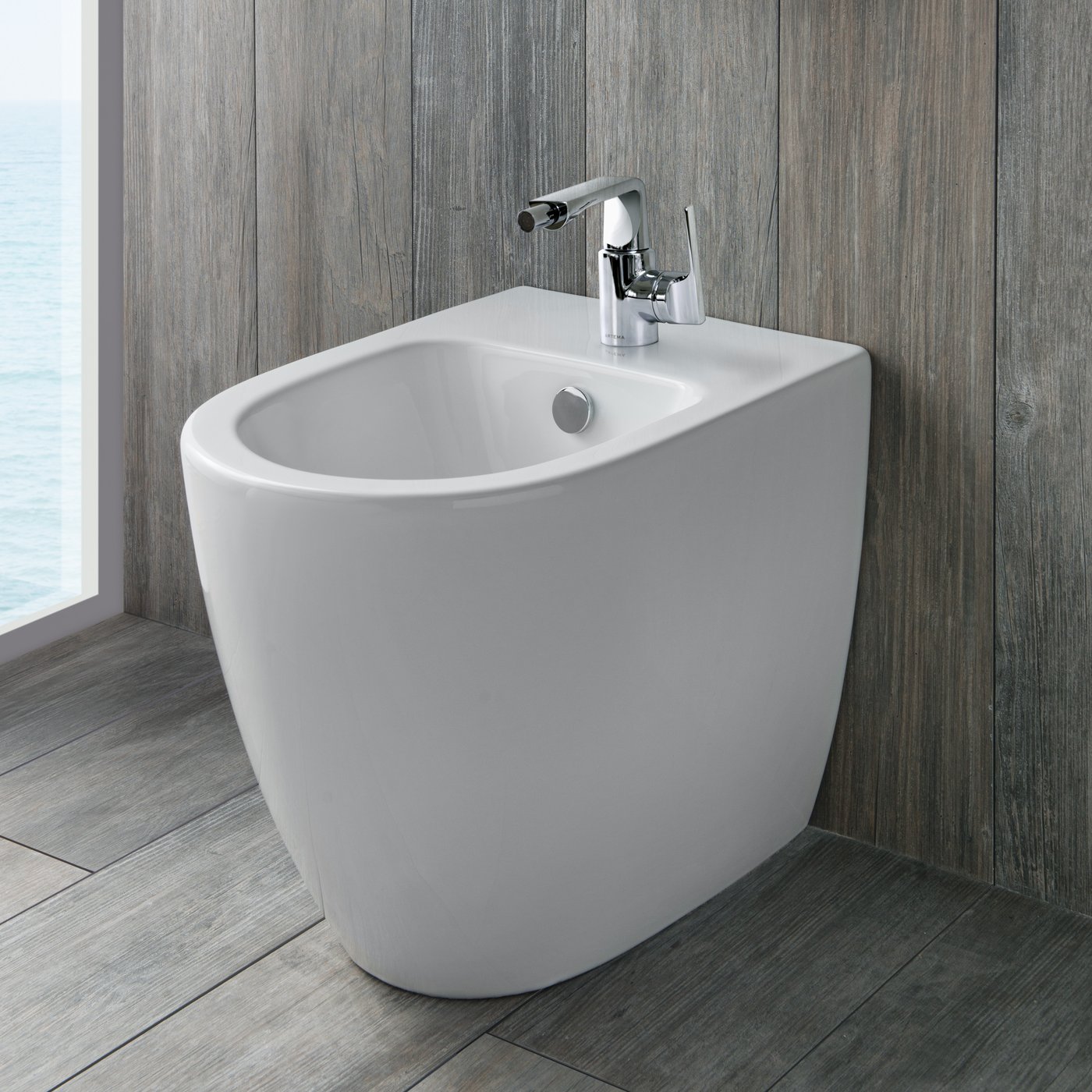 VitrA Sento bidet with VitrAhygiene, white - 5986B003-0288 | REUTER