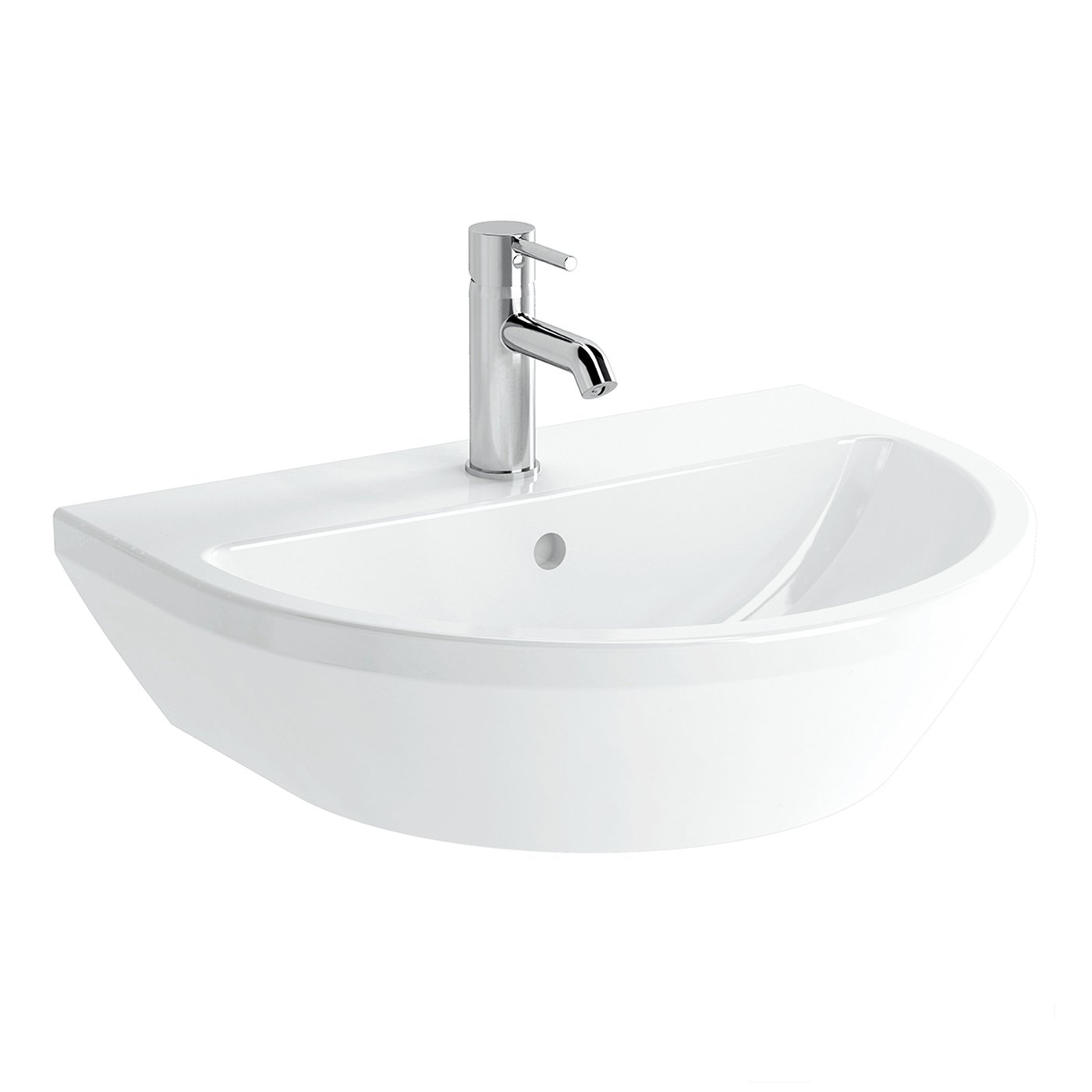 VitrA Integra wall-mounted washbasin with VitrAclean and VitrAhygiene ...