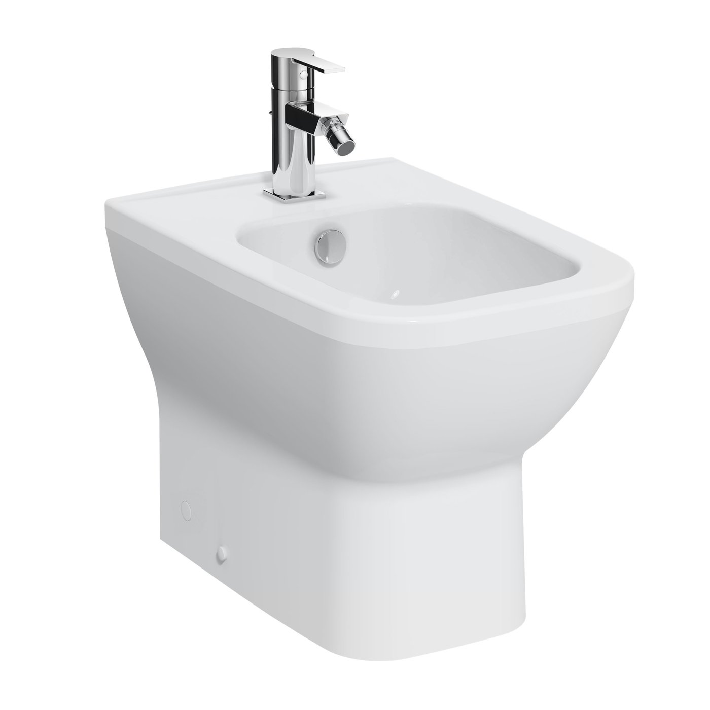 VitrA Integra bidet with VitrAhygiene, white - 7084L003-0290 | REUTER