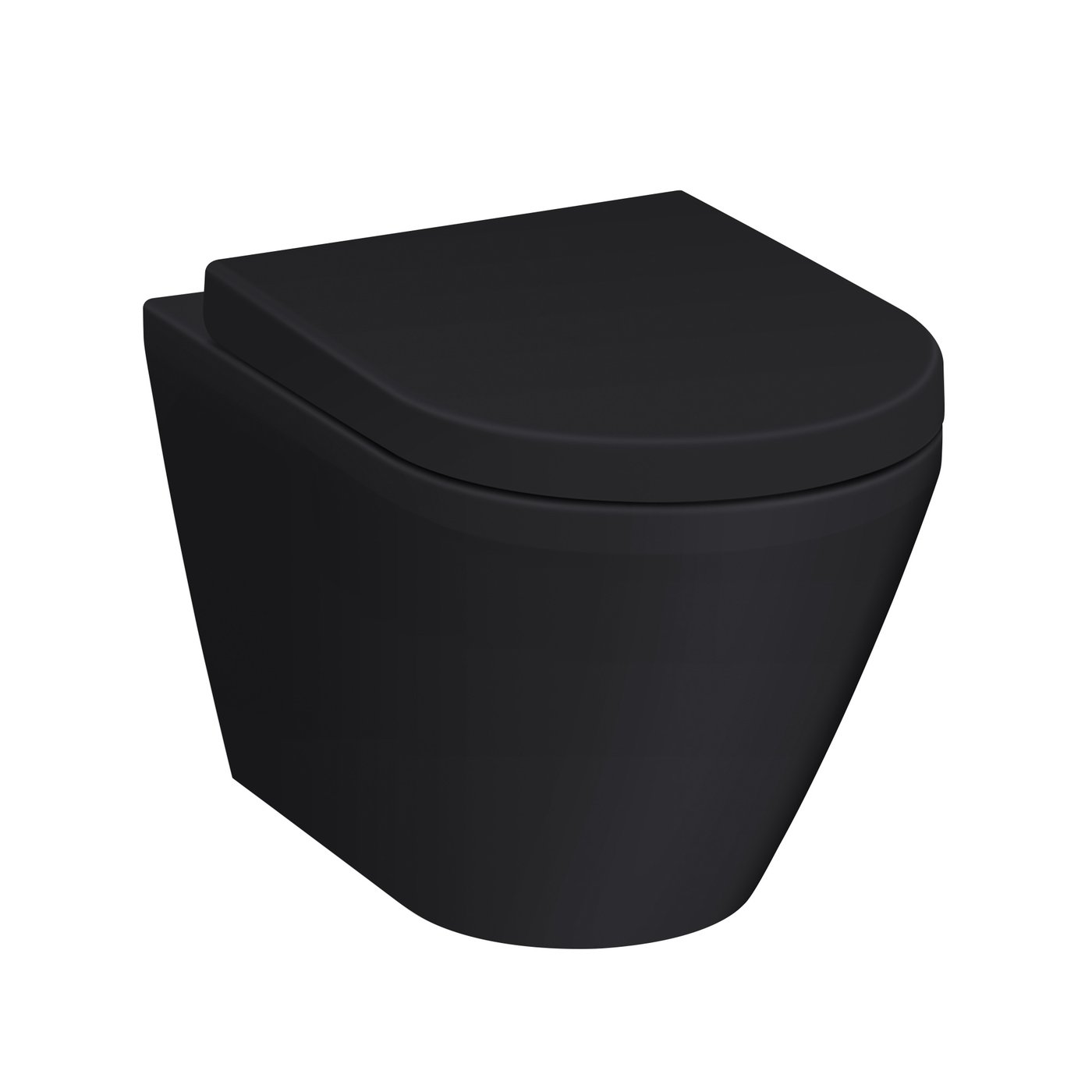 VitrA Matrix wall-mounted toilet with VitrAFlush 2.0 with toilet seat ...