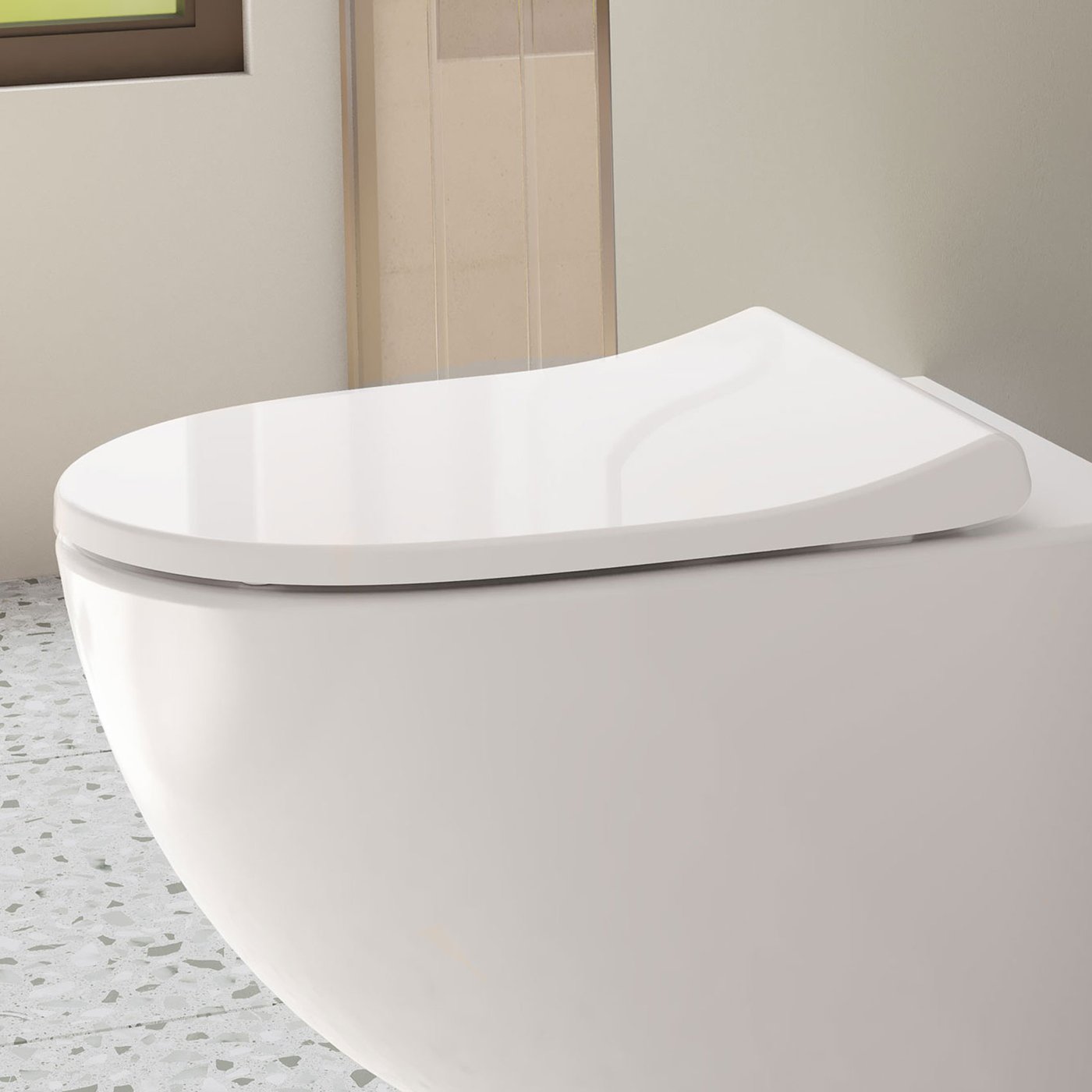 VitrA Matrix toilet seat with soft-close & removable, white - 830 ...