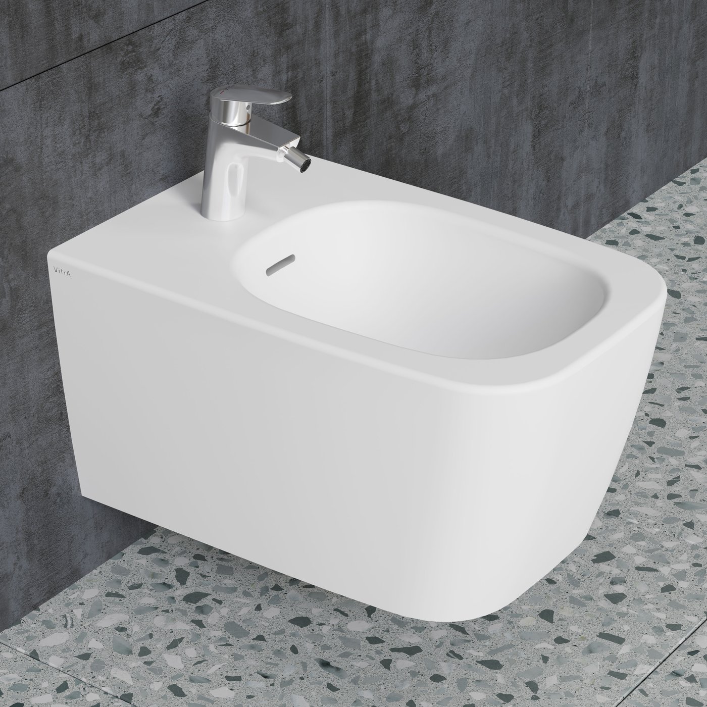 VitrA Matrix 2.0 bidet with VitrAclean and VitrAhygiene, white ...