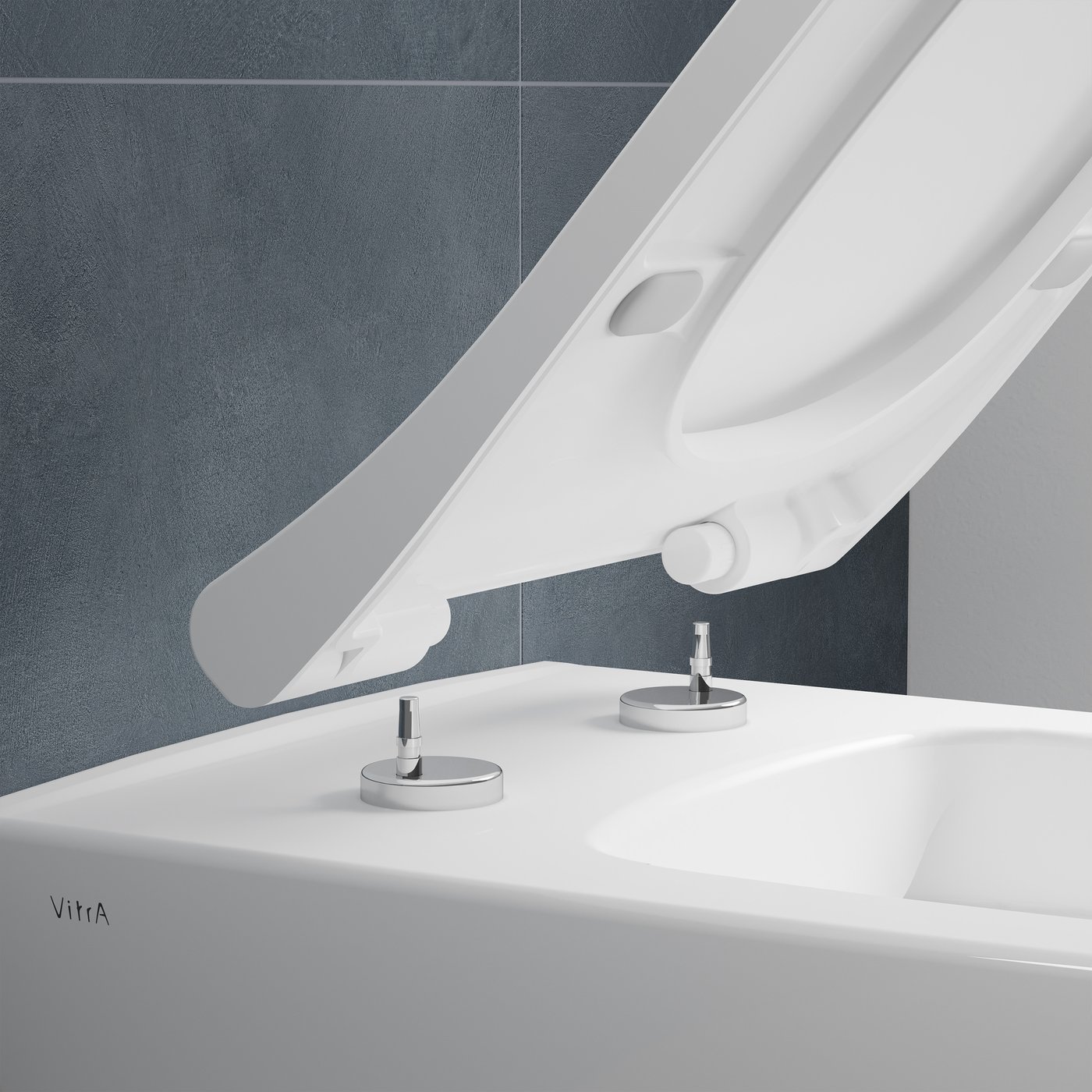 VitrA Matrix toilet seat with soft-close, white - 891-003R319 | REUTER