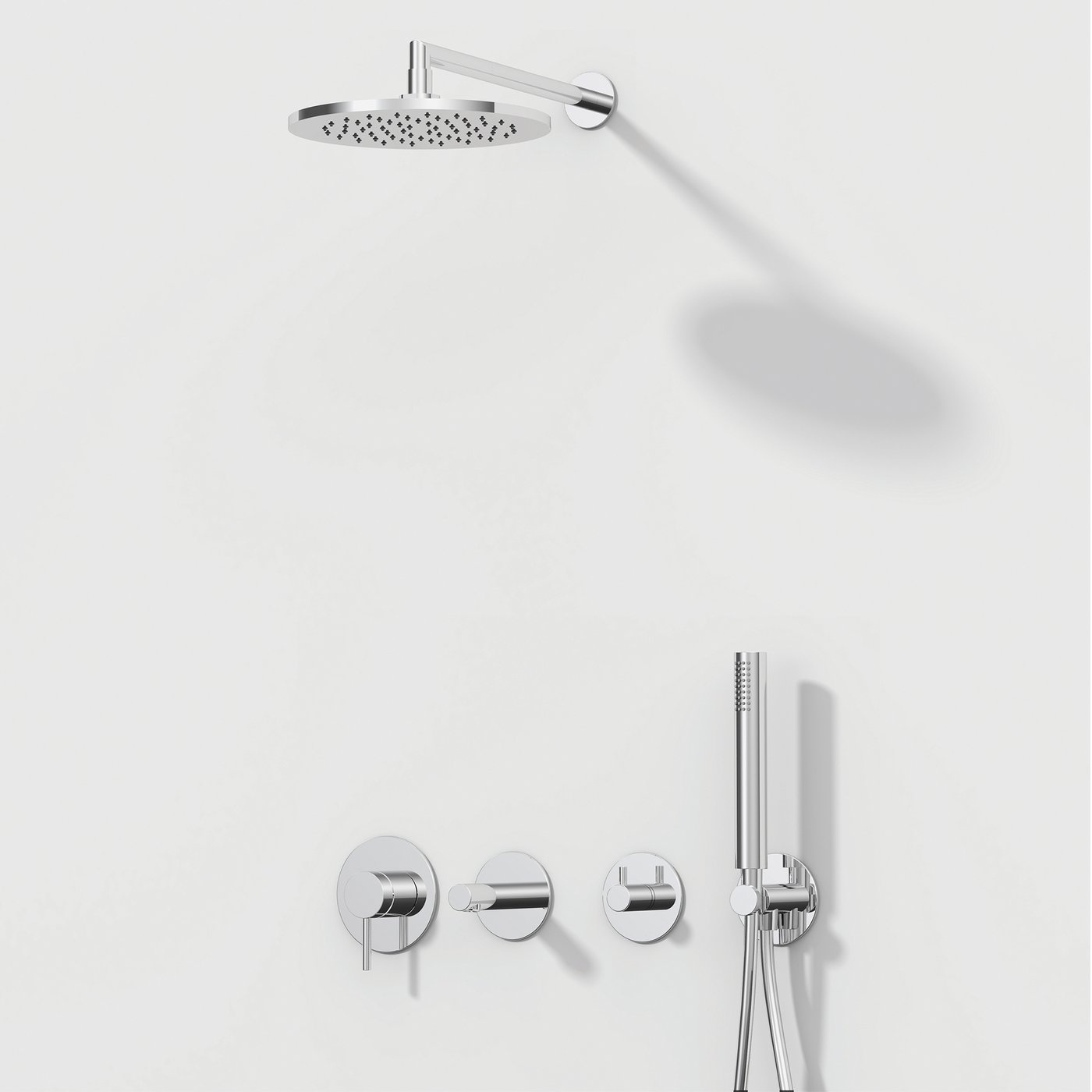 VitrA Origin overhead shower, 1 spray mode chrome - A45638 | REUTER