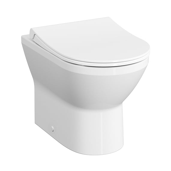 VitrA Integra floorstanding, shower toilet with VitrAhygiene, white ...