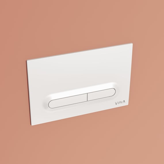 VitrA Matrix L3 flush plate white - 740R0700 | REUTER