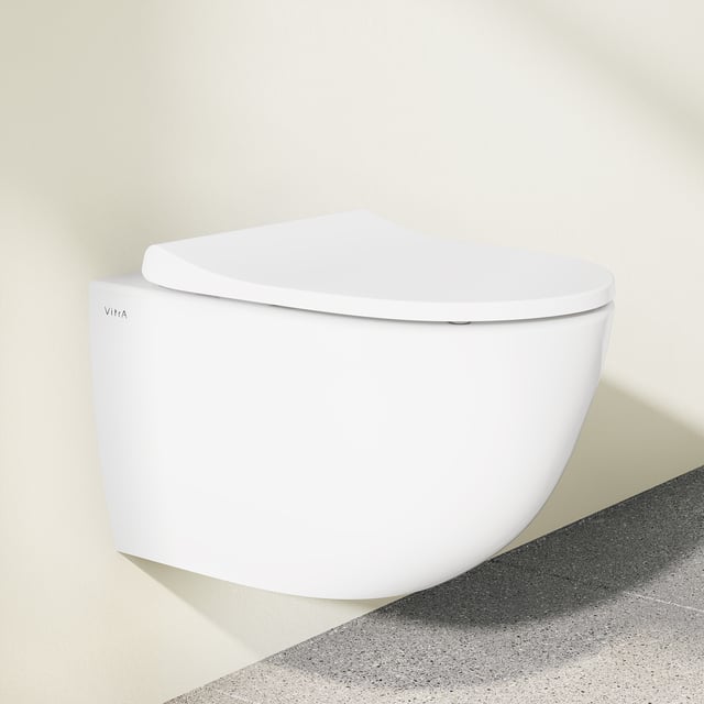VitrA Sento WC-Sitz mit Absenkautomatik & abnehmbar, edelweiß - 130 ...
