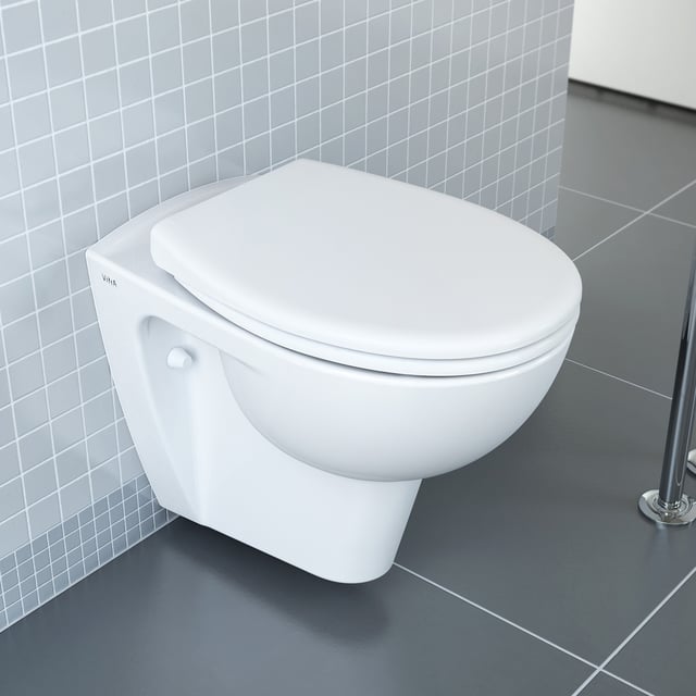 VitrA Conforma wall-mounted toilet tall version with VitrAhygiene ...