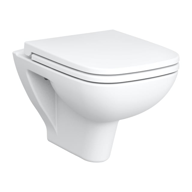 VitrA S20 wall-mounted toilet with Smooth Flush with VitrAhygiene ...