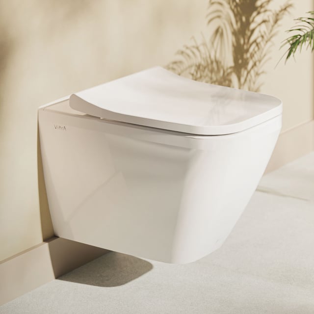 VitrA Matrix wall-mounted toilet with VitrAFlush 2.0 with toilet seat ...