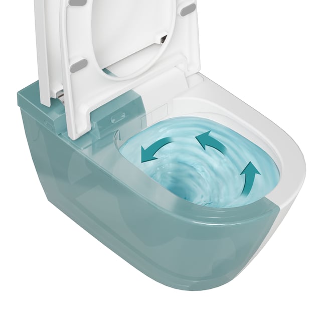 VitrA Matrix 2.0 shower toilet Basic with toilet seat with VitrAclean ...