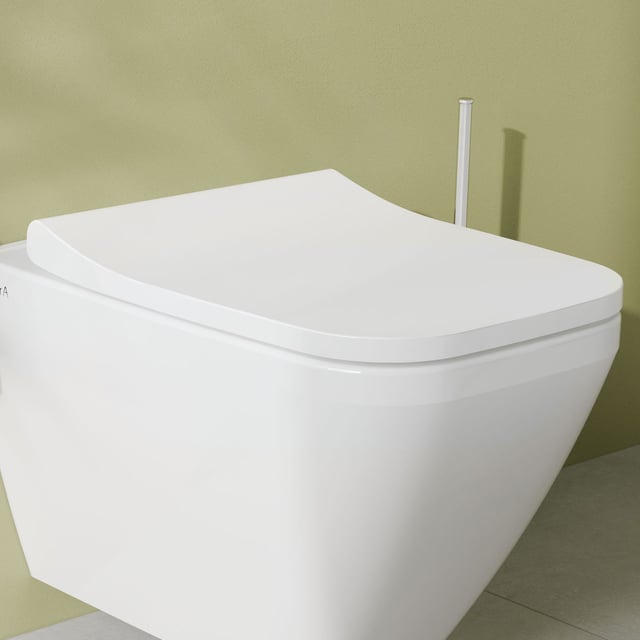 VitrA Matrix toilet seat with soft-close & removable, white - 891 ...