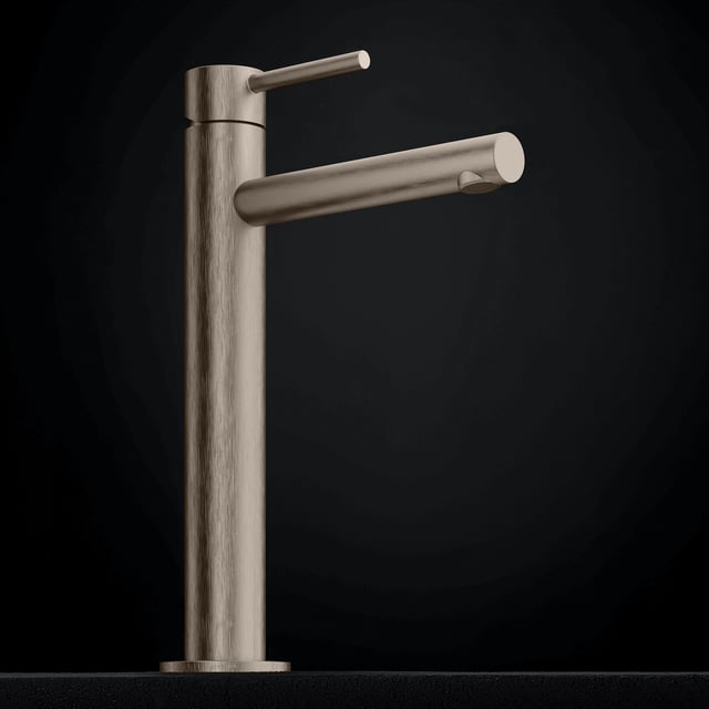 VitrA Origin basin fitting with tall pillar brushed nickel - A4255734 ...