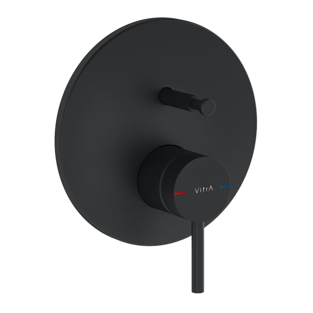 VitrA Origin concealed shower fitting with mixer matt black - A4262036 ...