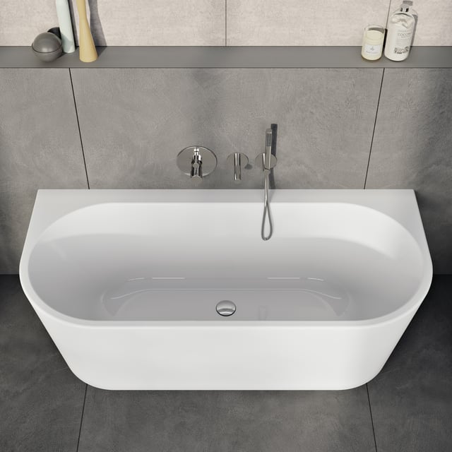 VitrA Matrix back-to-wall bath with panelling - 65590001000 | REUTER
