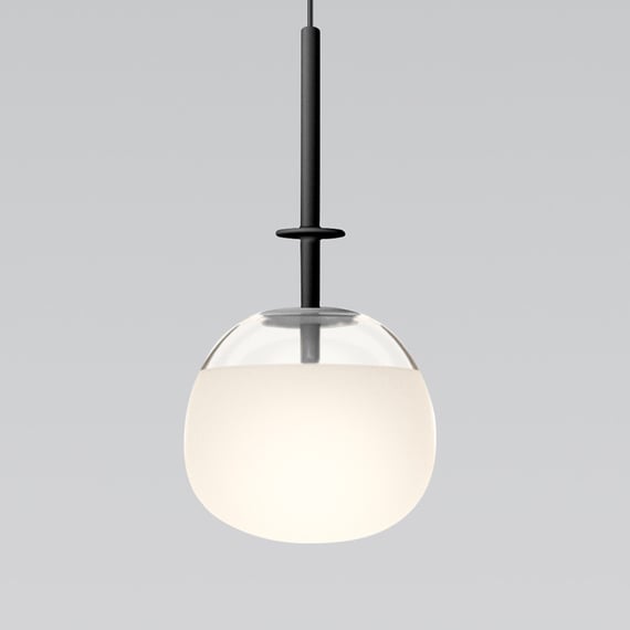 VIBIA Tempo pendant light, LED dimmable, partially satin - 577218/1B ...
