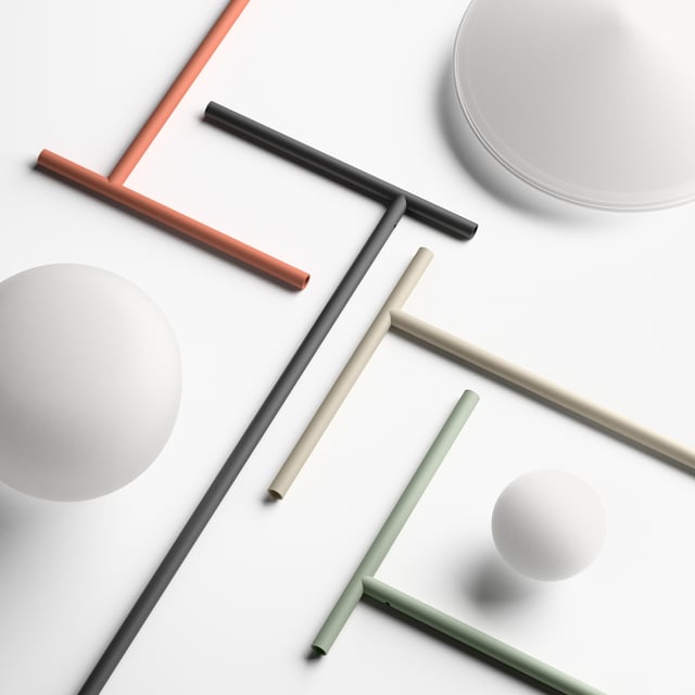 VIBIA Tempo wall light, LED with supply cable, diamond dimmable, satin ...