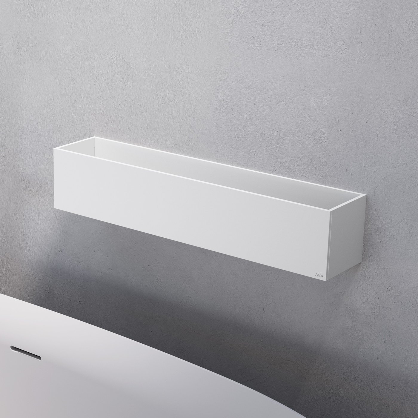 Viverso AGA Design U Ablage weiß matt - AU2460WM#Set2 | REUTER
