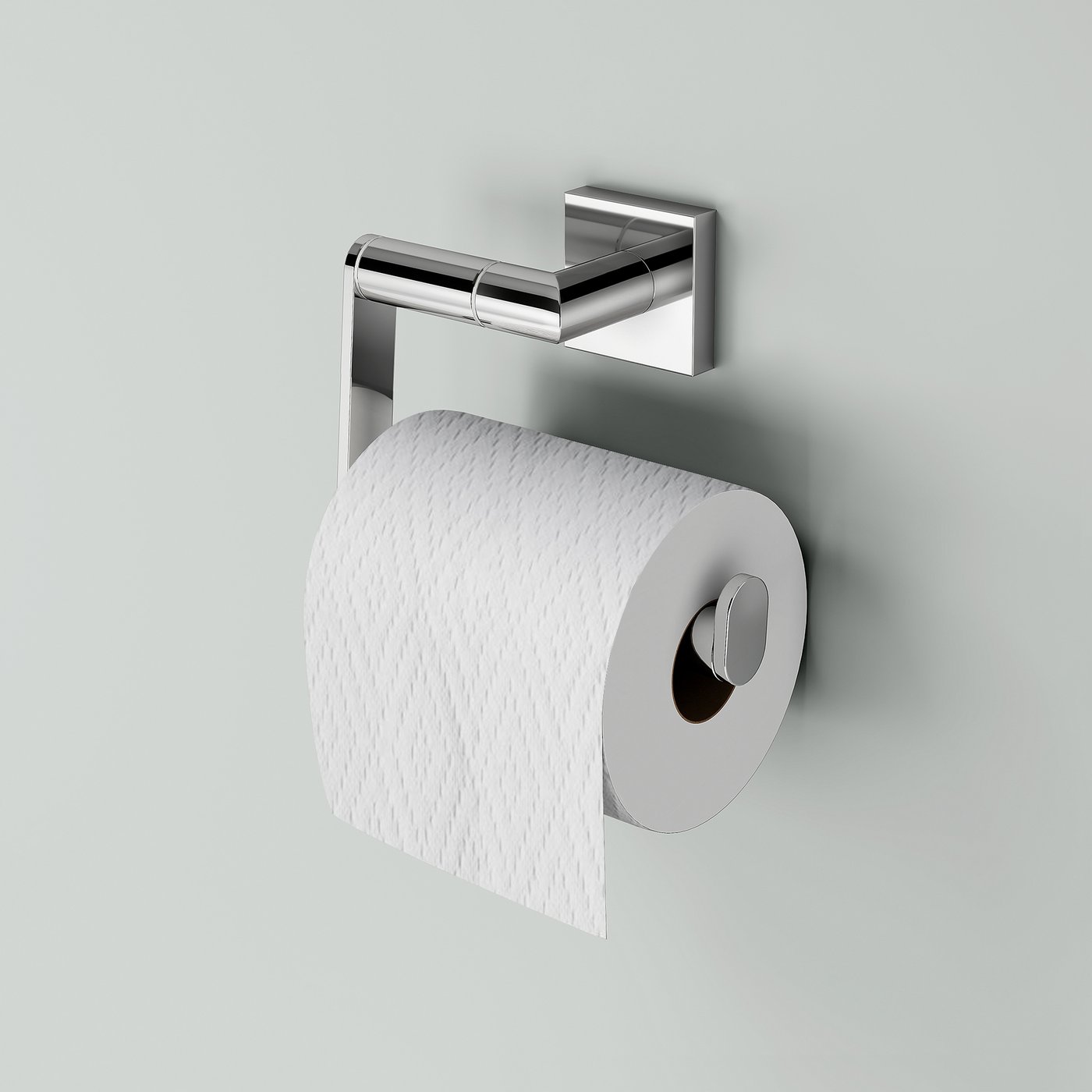 Viverso x cube open, movable toilet roll holder chrome - VC2101CR | REUTER