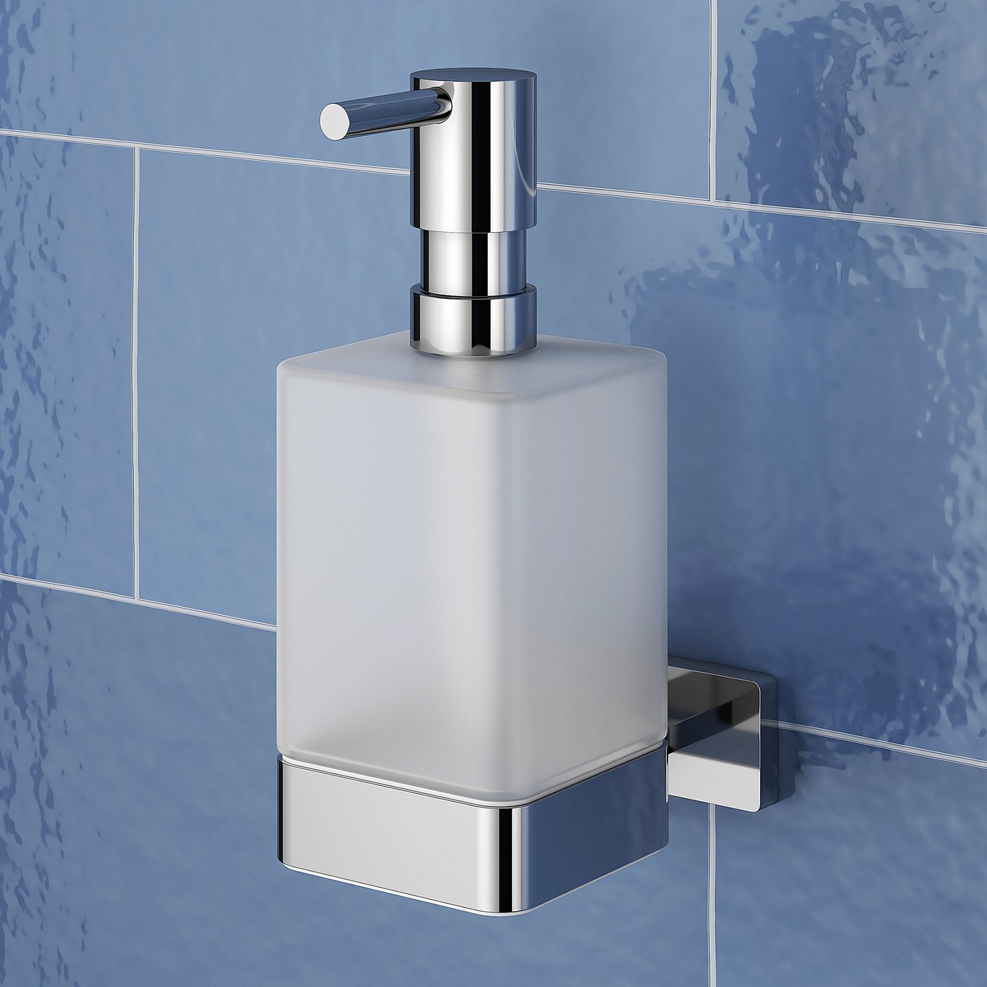 Viverso x evolution wall-mounted soap dispenser chrome - VS1000CR | REUTER