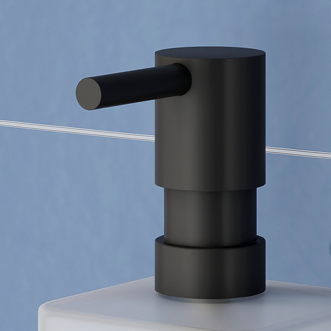 Viverso x evolution wall-mounted soap dispenser matt black - VS1000MB ...