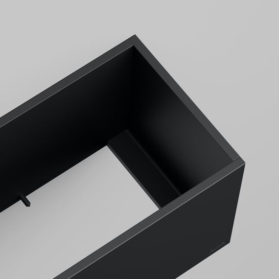 Viverso AGA Design U box matt black - AU2420BM | REUTER