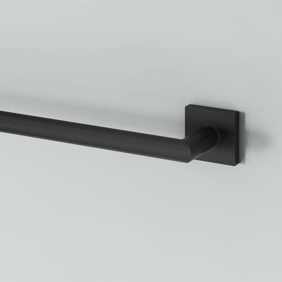 Viverso x cube towel rail W: 840 mm matt black - VC4601MB | REUTER