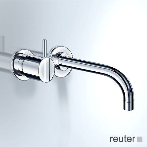 Vola 100 basin fitting 111L brushed stainless steel - 111L-40 | REUTER