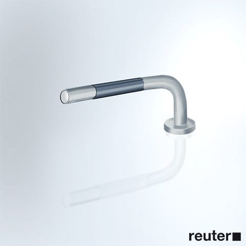 Vola T1 hand shower, 1 spray mode, for deck-mounting brushed stainless ...