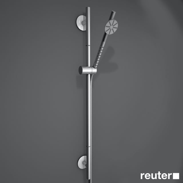 Vola T65 hand shower set with shower rail, 1 spray mode brushed ...