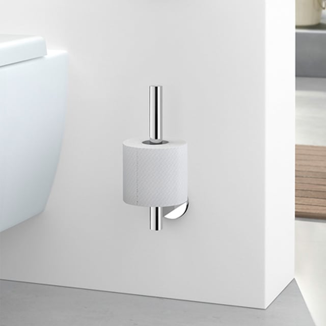 Zack SCALA toilet roll holder for spare roll polished stainless steel ...