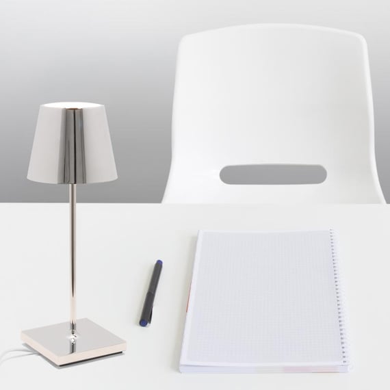 zafferano Poldina Pro Mini rechargeable table lamp, LED dimmable ...