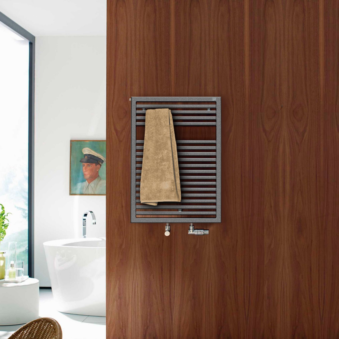 Zehnder Universal Badheizkörper, Warmwasser- oder Mischbetrieb 477 W ...