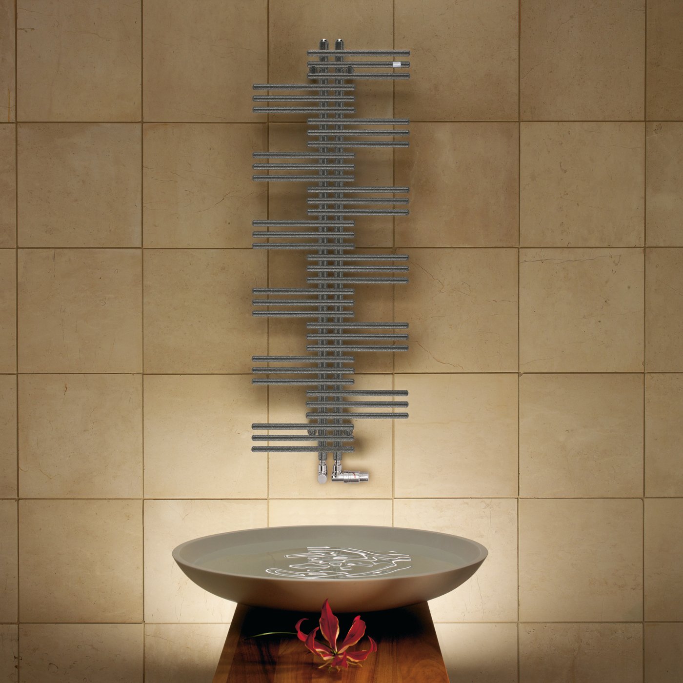Zehnder Yucca Badheizkörper, Warmwasser- oder Mischbetrieb 477 W ...