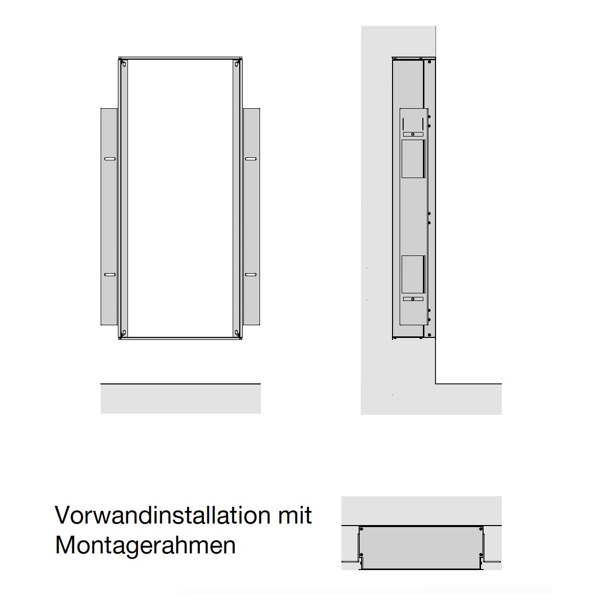 Zehnder Zenia thermal comfort unit for concealed mounting, purely ...