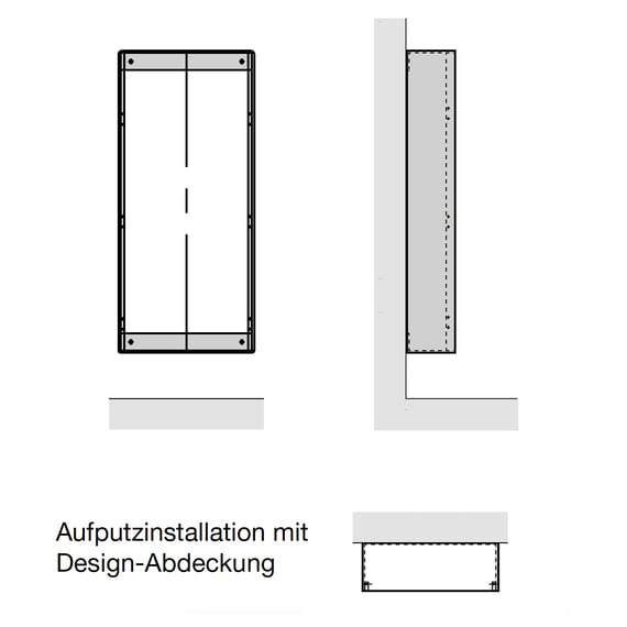 Zehnder Zenia thermal comfort unit for surface mounting, purely ...
