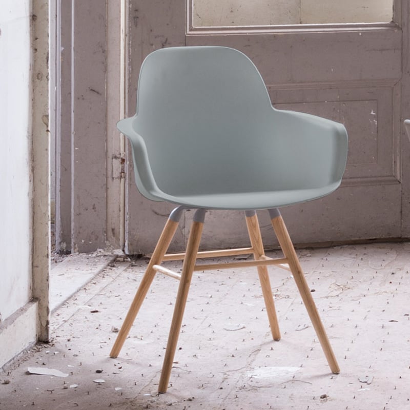 Zuiver Albert Kuip chair with armrests - 1200133 | REUTER